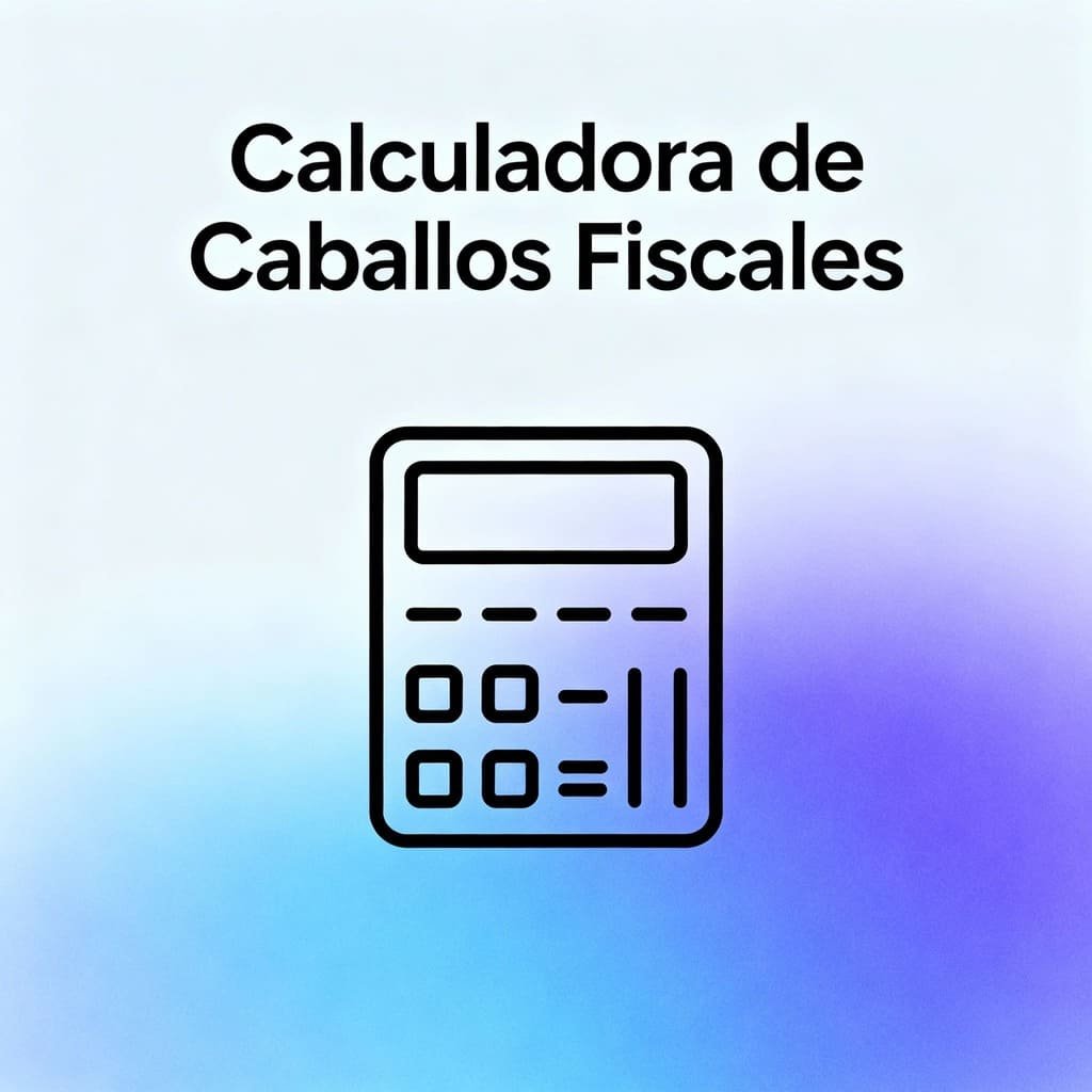 Calculadora de Caballos Fiscales - TramitesVehiculo.es